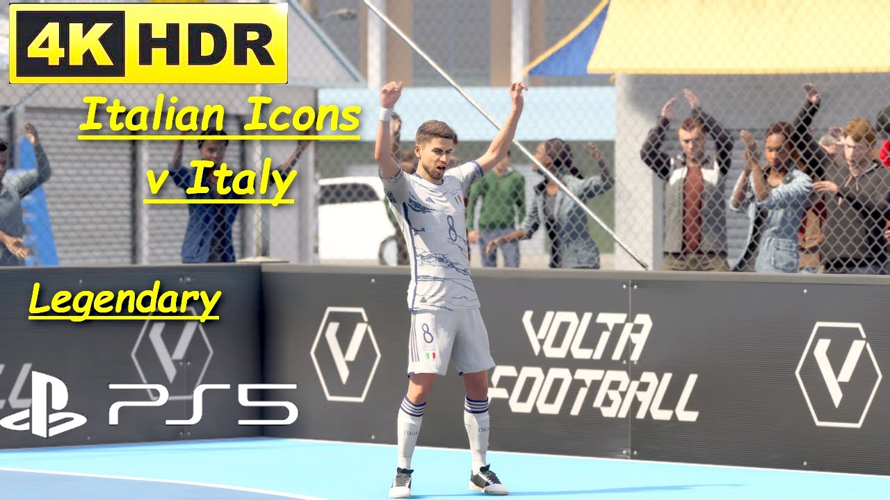 Italian Icons v today's Italy 3v3, Legendary Difficulty, Volta FC 24 ...