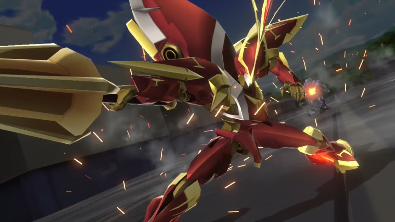 Code Geass: Lost Stories カーリー専用KMF「マグダラ」スカウト、必殺演出アニメまとめ《Magdala Scout ...