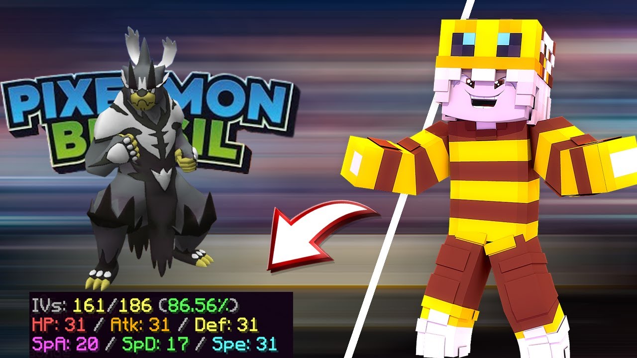 O LENDÁRIO MAIS FORTE DO PIXELMON BRASIL - YouTube