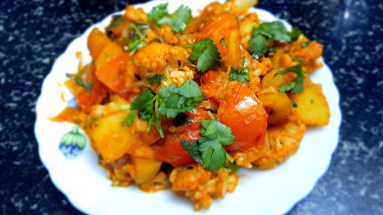 Aalu Gobhi Ki Sabji|| Simple Gobhi Aalu Sabhi|| 1 Minute Recipe 😋😋 ...