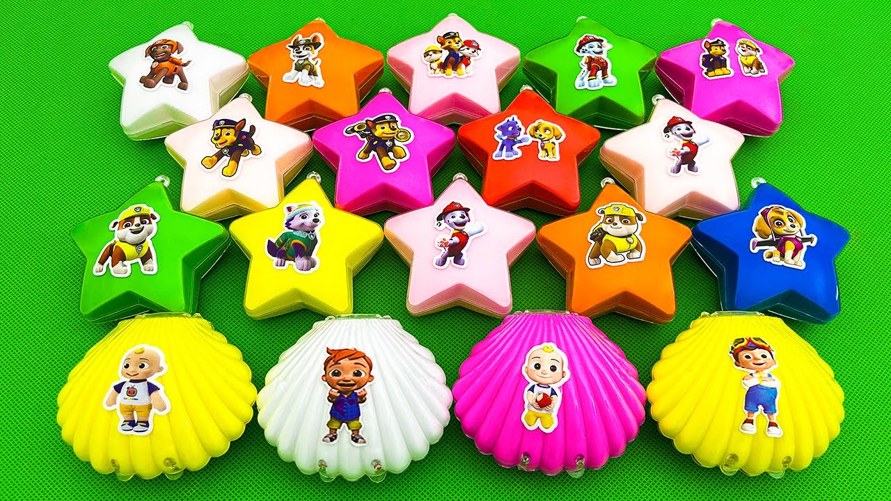 Colorful Shapes: Looking For Paw Patrol Clay, Slime: Ryder, Chase ...