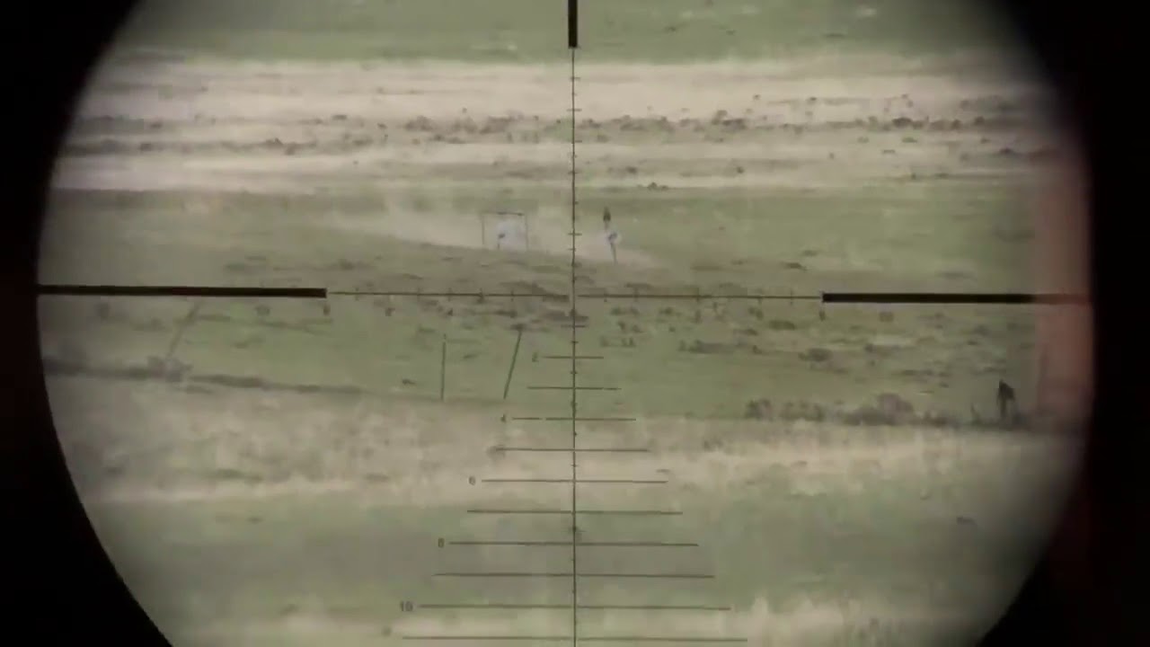 Kahles SKMR3 through scope view of some shots at distance. - YouTube
