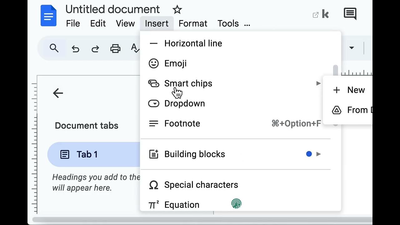 Google Docs Tabs (30 second intro) - YouTube
