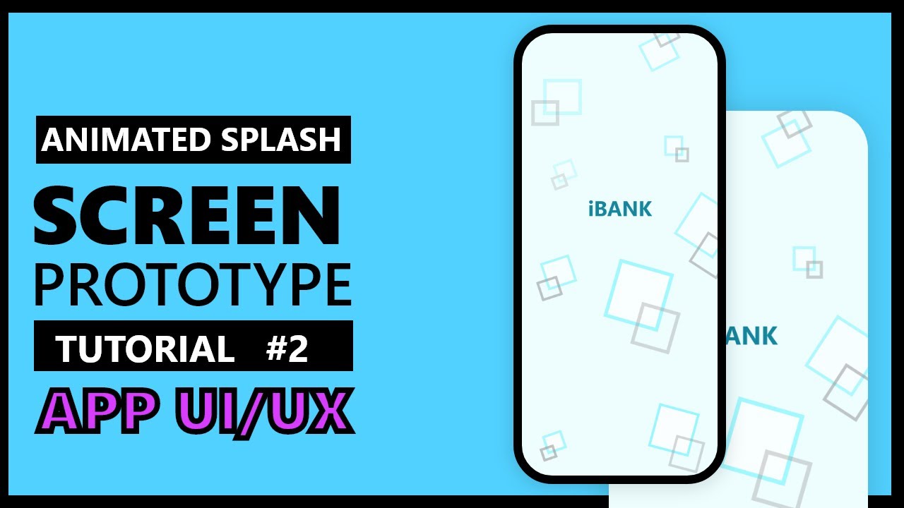 How To Design An Animated Splash Screen In Adobe XD | #AppUI Design ...