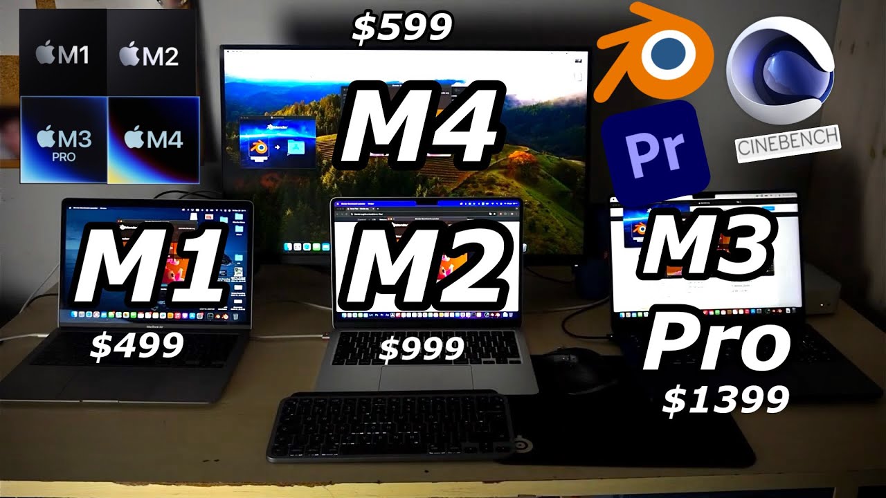 M1 VS M2 VS M3 Pro VS M4 Ultimate Performance Comparison - YouTube