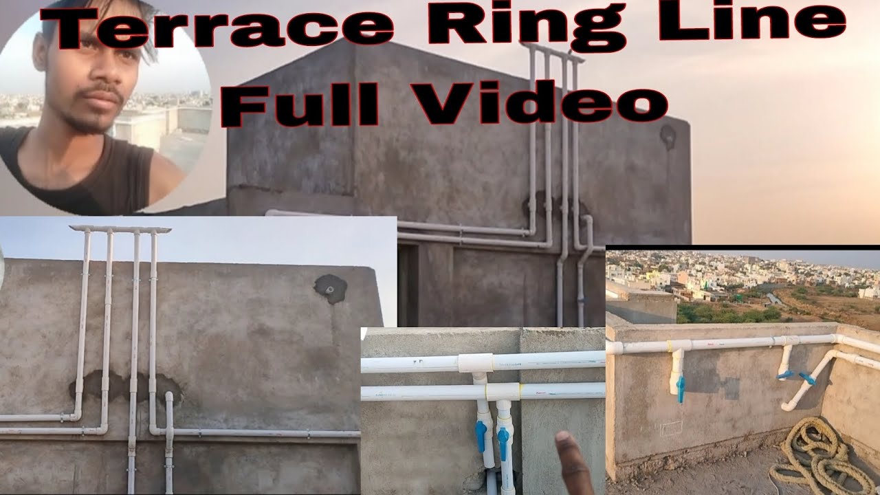 Terrace Ring Line Upvc Pipe Fitting Plumbing Video - YouTube