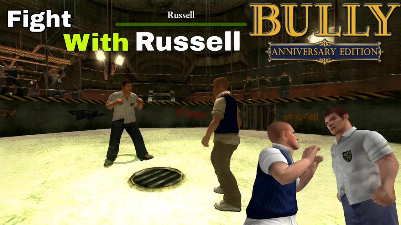 Fight With Russell 💥 | Bully Anniversary Edition Gameplay #5 - YouTube