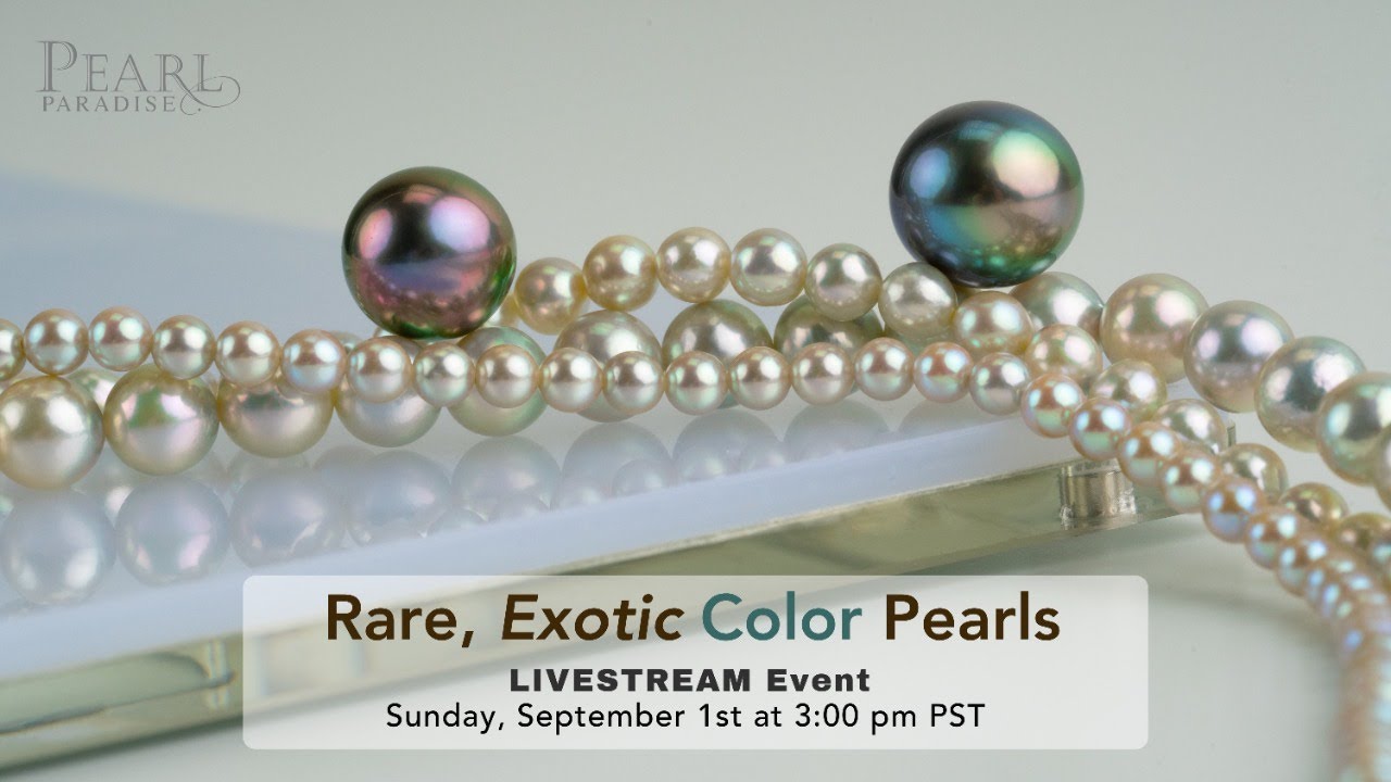 Rare & Exotic Color Pearls - YouTube