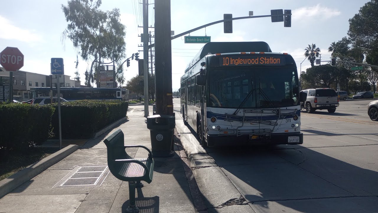 2011 Torrance Transit New Flyer C40LFR 311 - YouTube