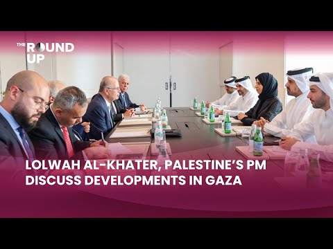 Lolwah Al-Khater, Palestine's PM discuss developments in Gaza
