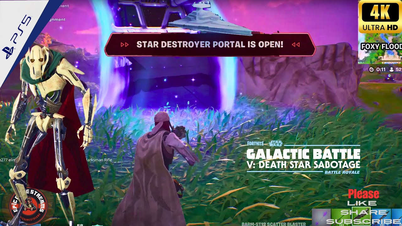 How To get into Star Destroyer Portal in FORTNITE NEW UPDATE | PS5 4K ...