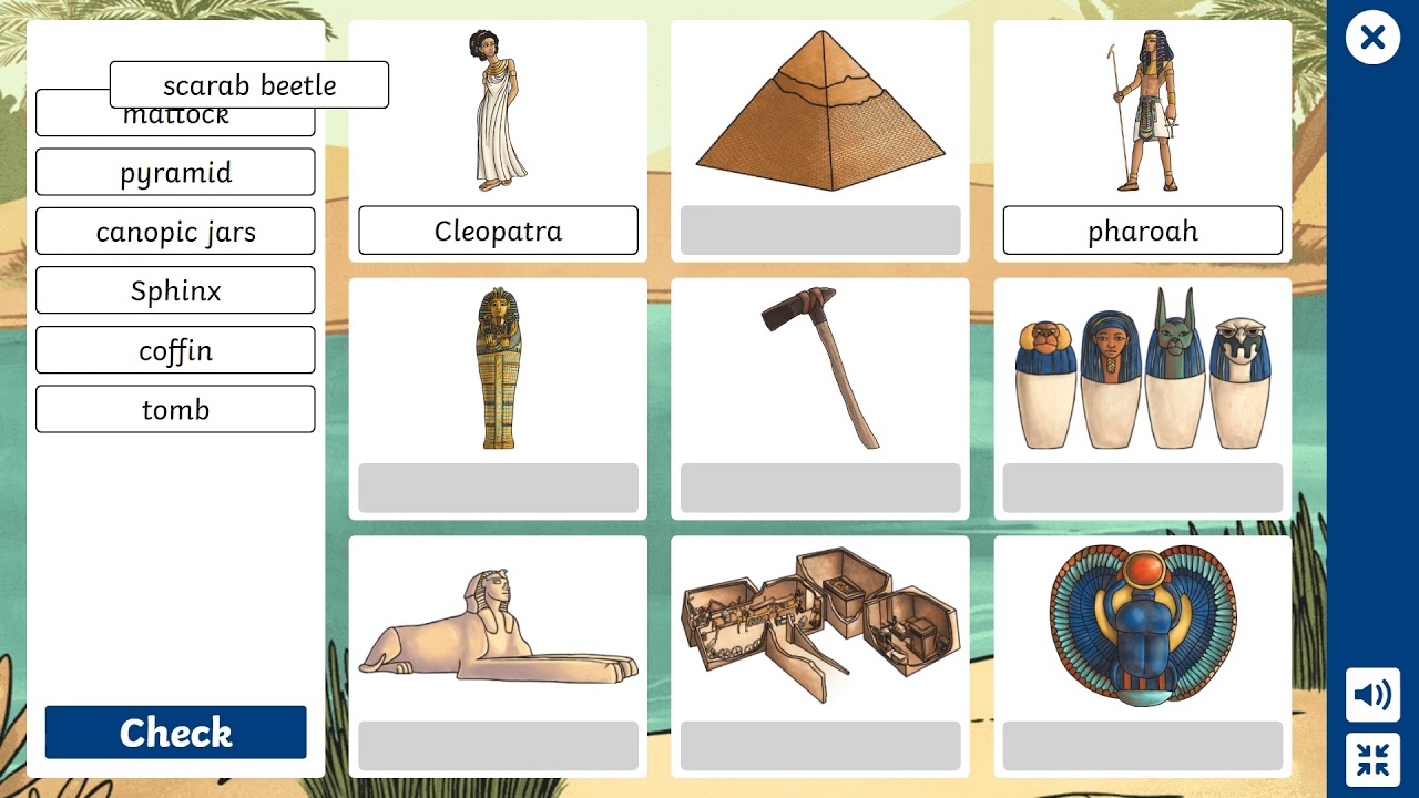 Twinkl Go! - Ancient Egypt Interactive Word Mat Activity - YouTube