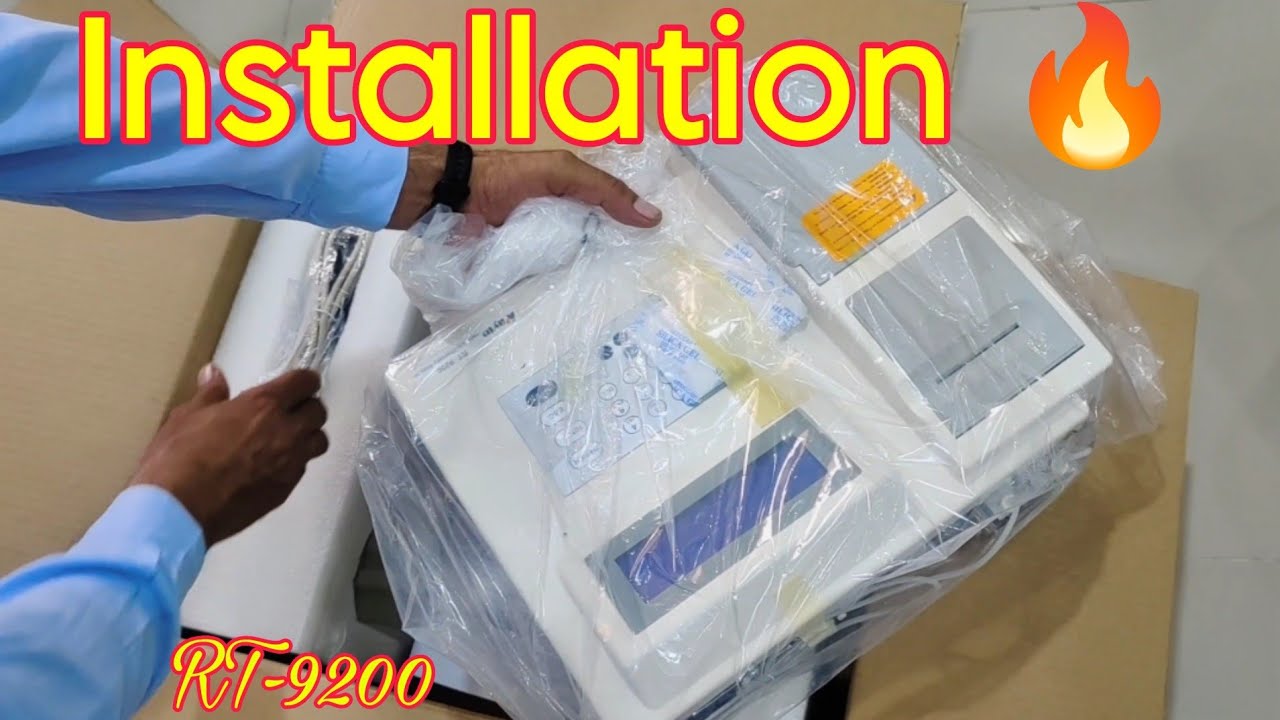Installing A Rayto Rt-9200 Semi-auto Chemistry Analyzer - Unboxing And ...