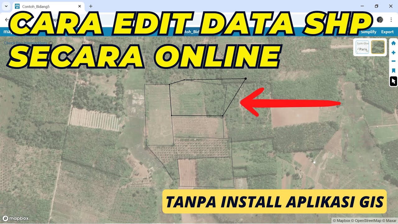 Cara Edit Data SHP Secara Online Tanpa Install Aplikasi GIS | Gratis dan Gak Perlu Daftar - YouTube