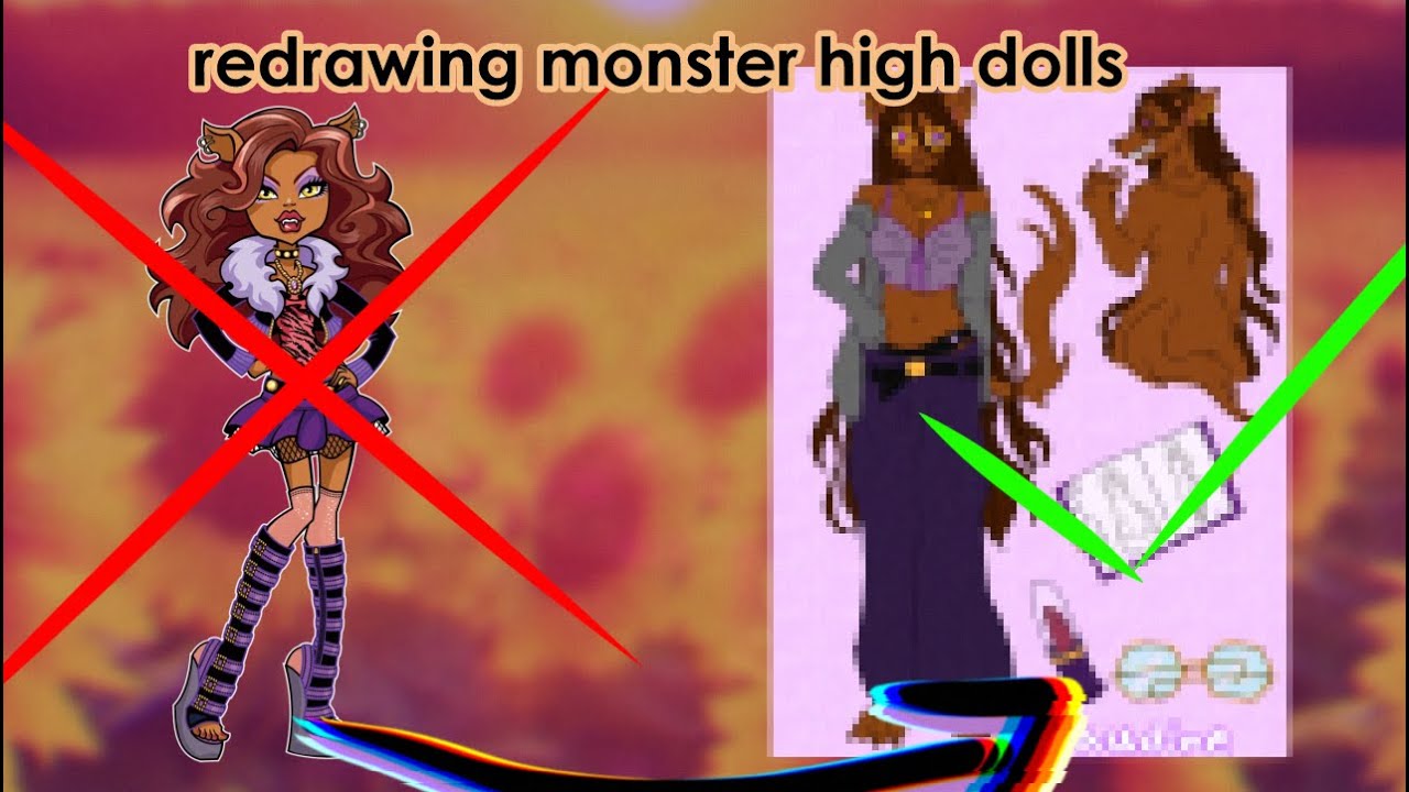 redesing monster high part 2 - YouTube