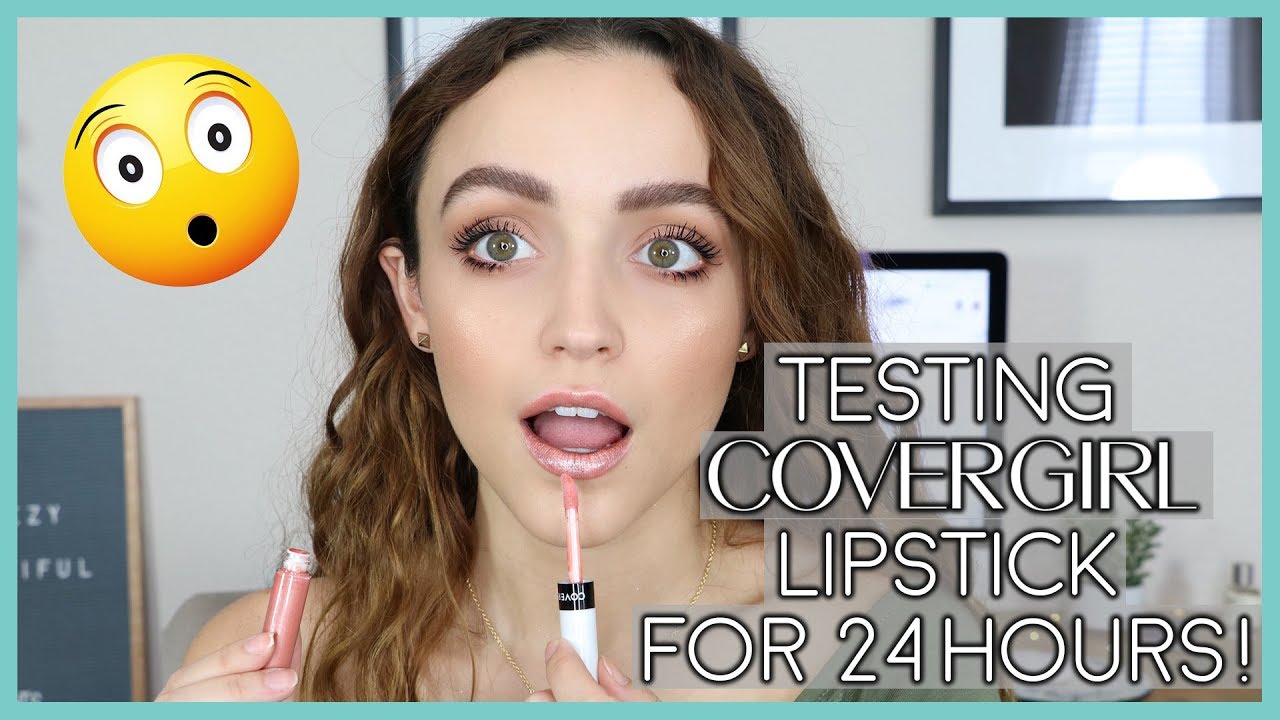 TESTING LIPSTICK FOR 24 HOURS! - YouTube