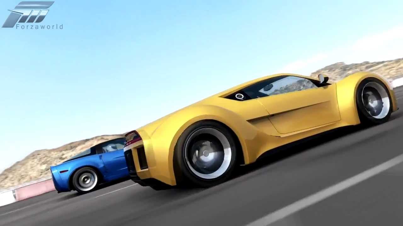 Forza 4 - Saleen S5S Raptor (VS) Chevrolet Corvette ZR1 - Drag Race EP ...