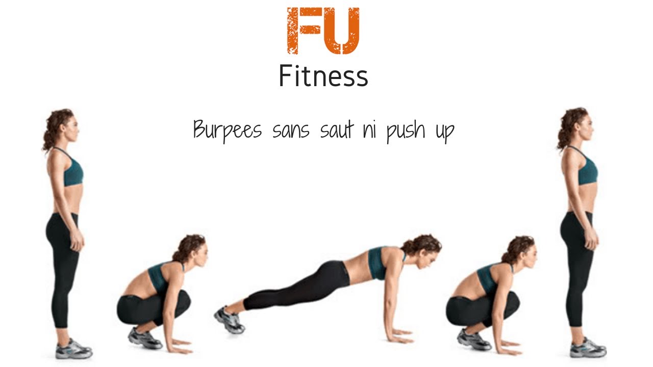 Fu Fitness Burpess sans push up sans saut - YouTube