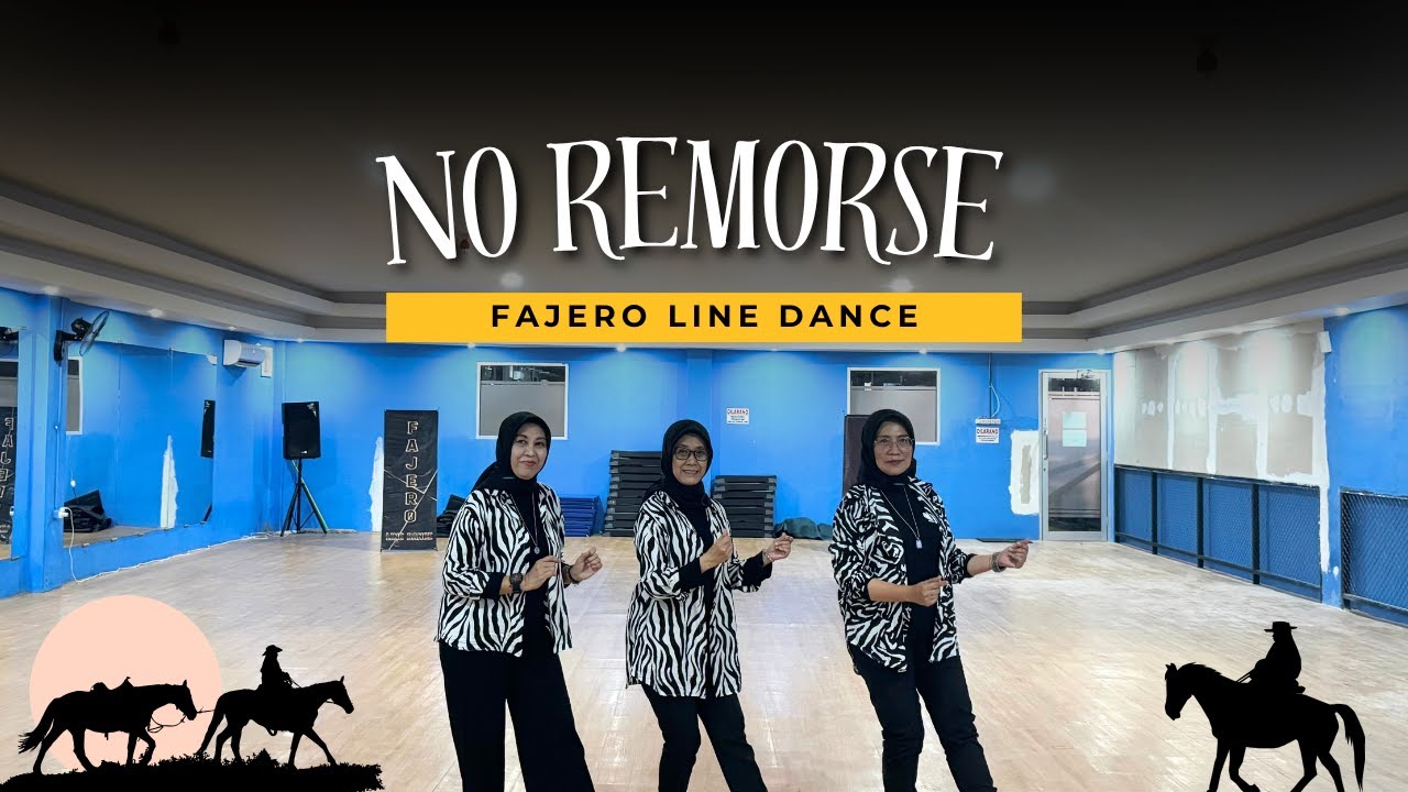 No Remorse Line Dance ||Choreo :Simon Ward (AUS) @simonwardlinedance ...
