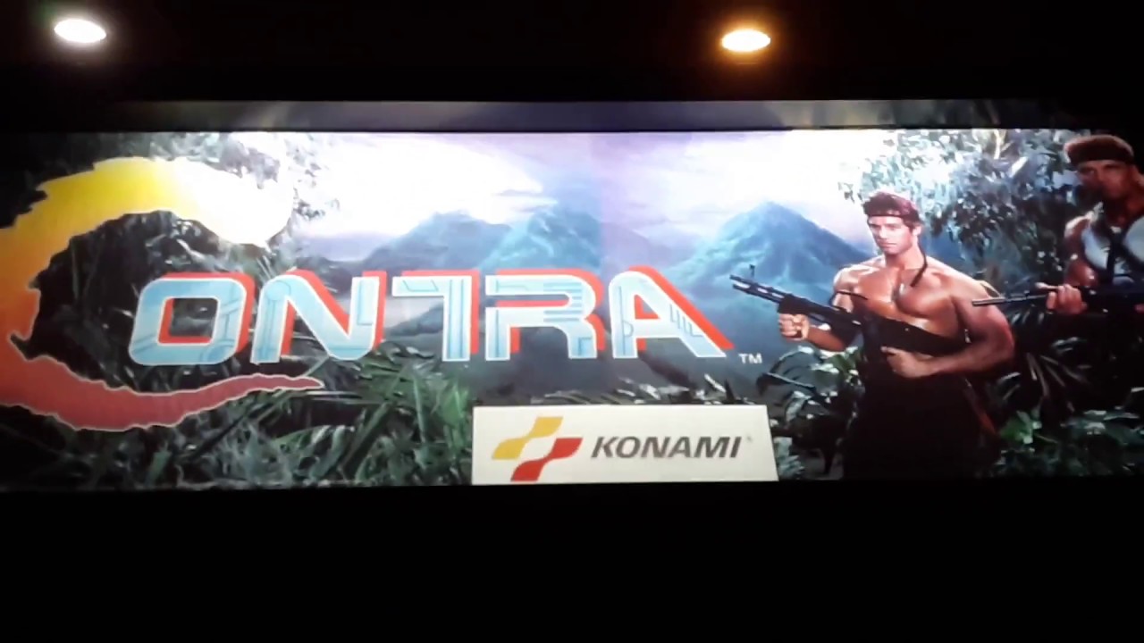 Contra Arcade Game at Fun Spot Arcade worlds largest Arcade - YouTube