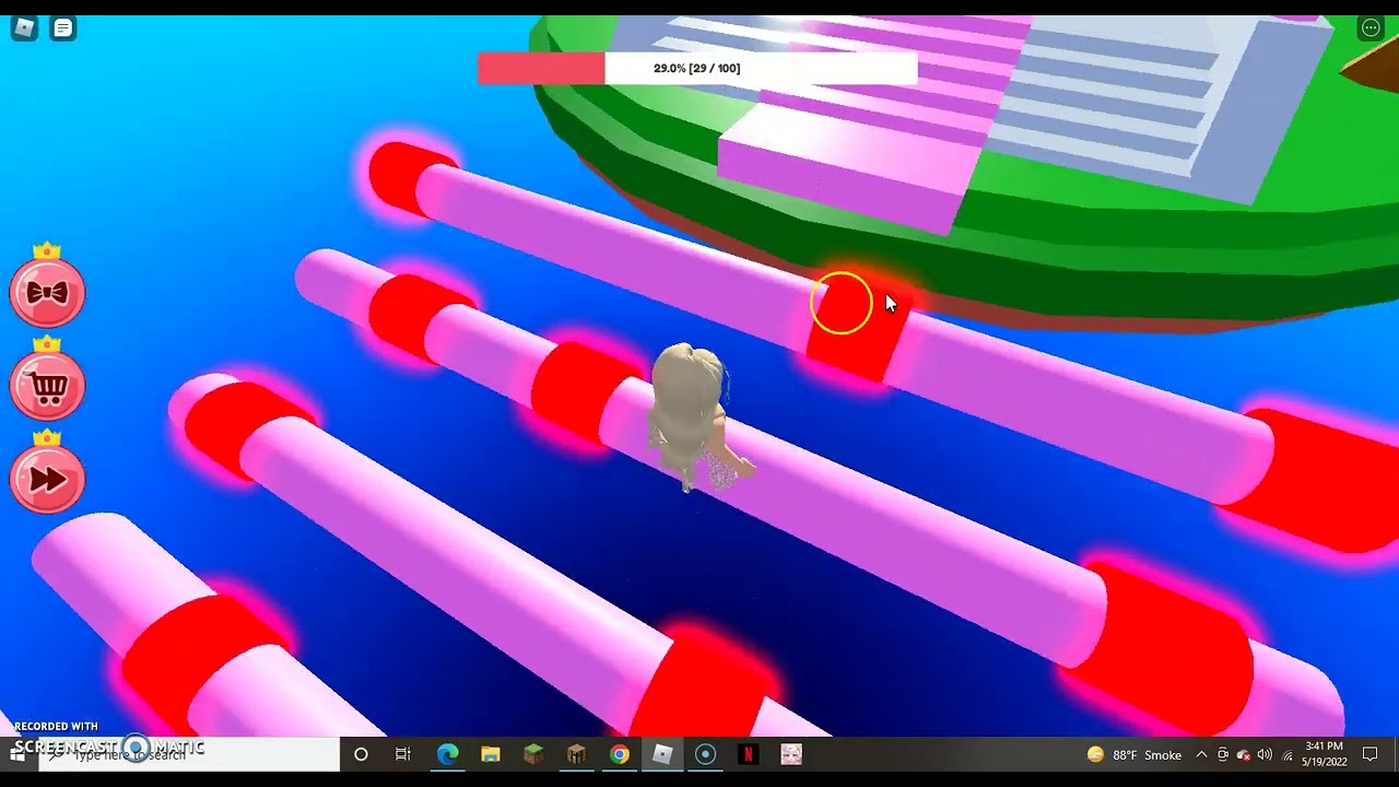 roblox princess obby part 1 - YouTube