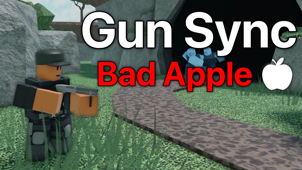 TDS But Gun Synced | ROBLOX - [Bad Apple] - YouTube