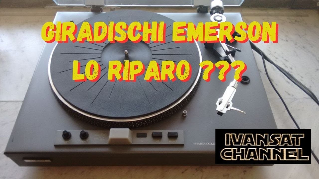 Riparazione di un giradischi Emerson - YouTube