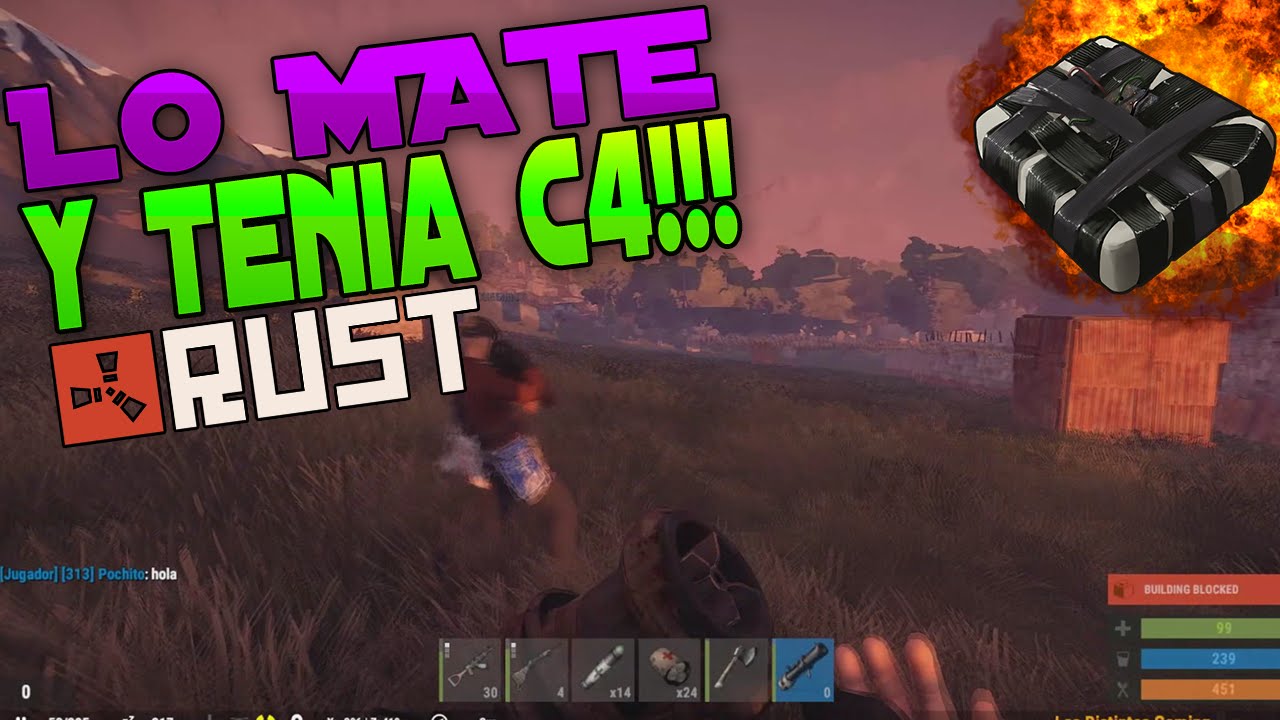 RUST#112 | LO MATE Y TIENE C4!!! | GAMEPLAY EN ESPAÑOL - YouTube