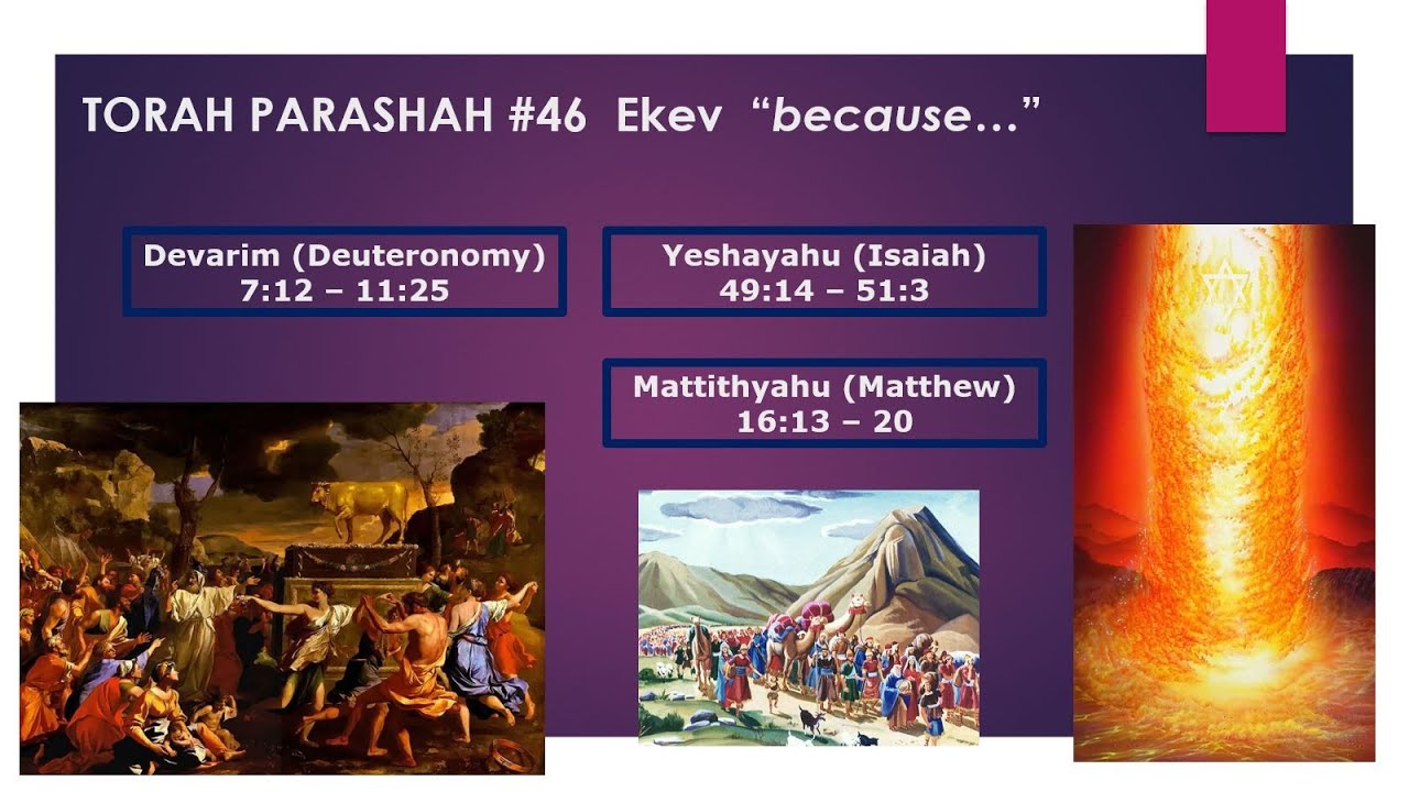 August 24, 2024 | Torah Portion #46 Ekev ("Because") - Devarim 7:12 - 11:25 - YouTube
