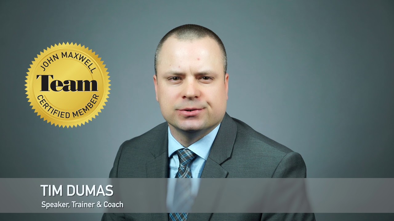Tim Dumas of Servus Leadership, Certified John Maxwell Team Speaker ...