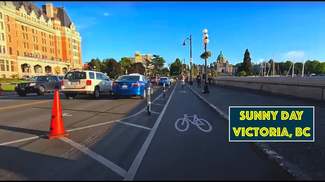 Sunny day in Victoria | Dallas Road - YouTube