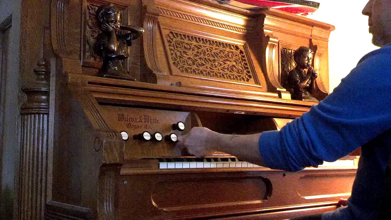 1891 Wilcox & White Pneumatic Symphony Organ - YouTube