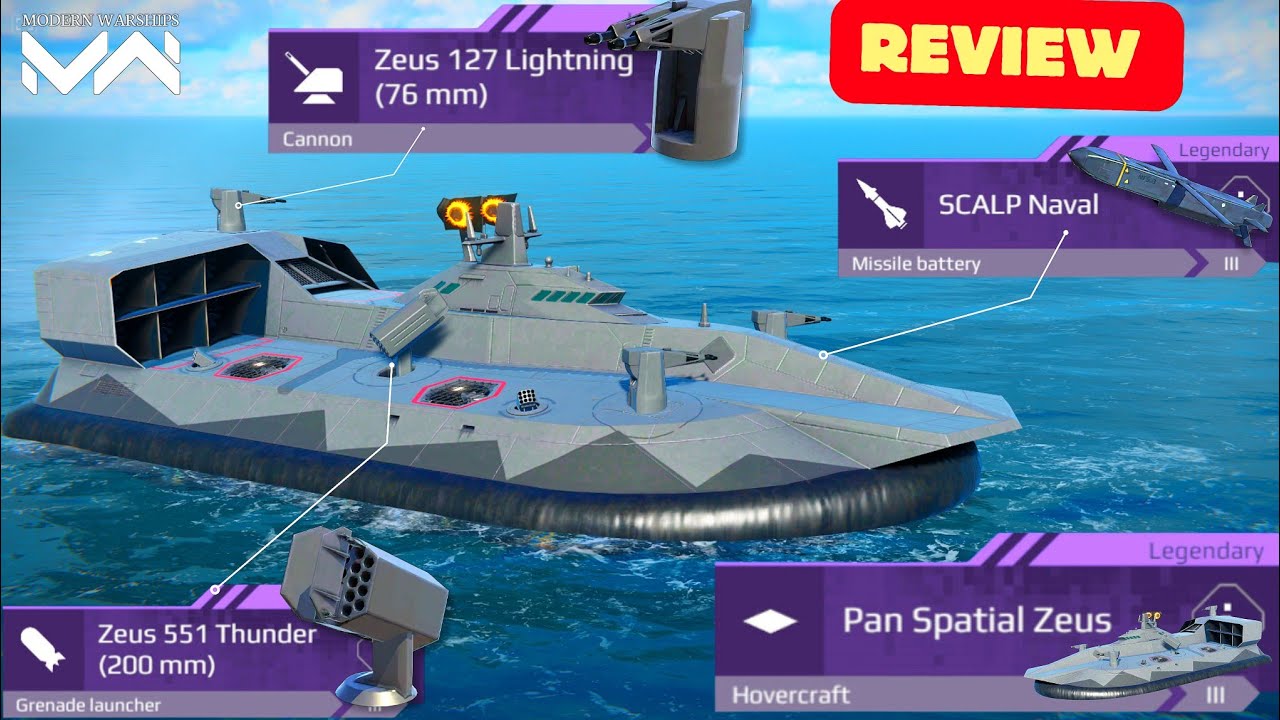 New Hovercraft Pan Spatial ZEUS - No Airdefense but It Has Smoke ...