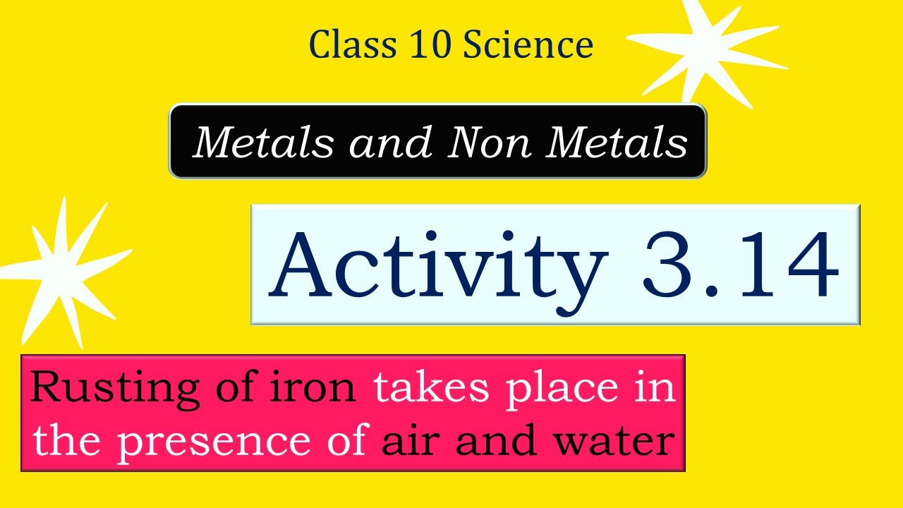 Activity 3.14 | Class 10 | Science - YouTube