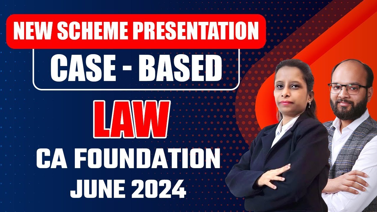 CA Foundation Law Case Based Questions | How To Prepare Law CA ...
