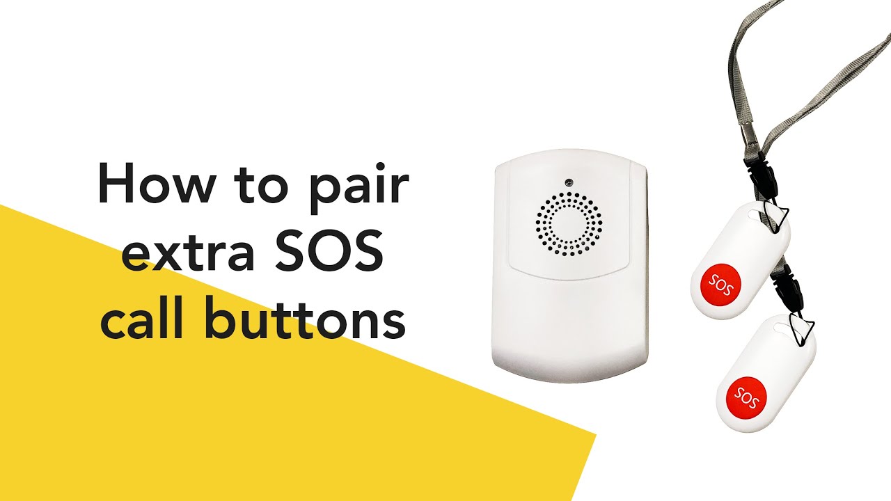 How to pair extra SOS call buttons - YouTube