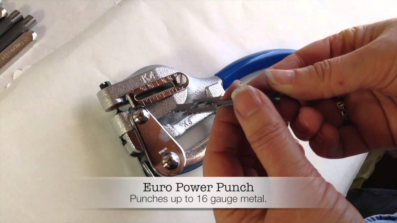 How to Punch Holes for Jewelry Tutorial - YouTube