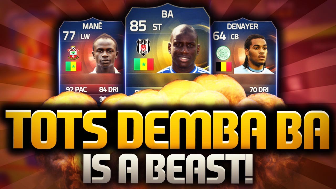 TOTS DEMBA BA IS A BEAST! AWESOME TOTS HYBRID! (FIFA 15 ULTIMATE TEAM ...