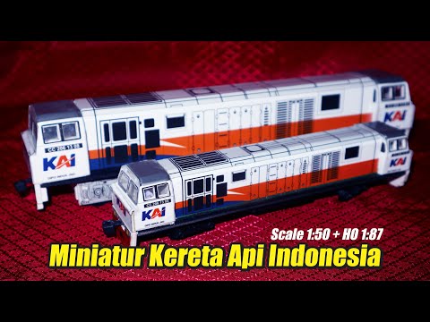 Miniatur Kereta Api Indonesia - Custom Handmade