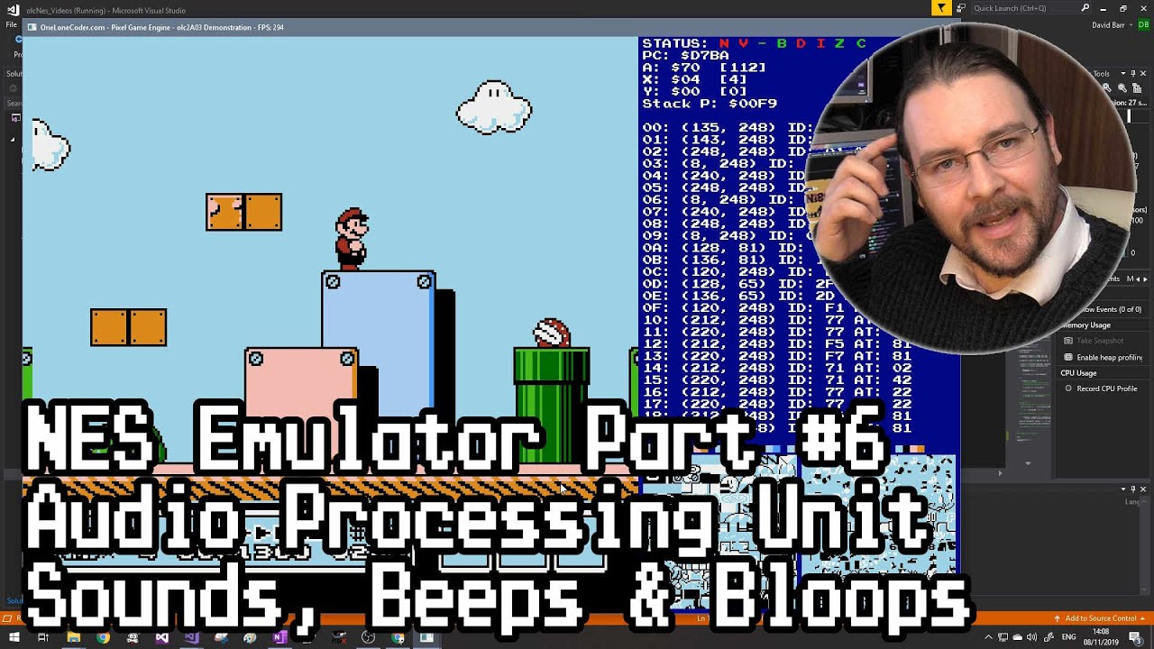 NES Emulator Part #6: APU - Sounds, Beeps & Bloops - YouTube