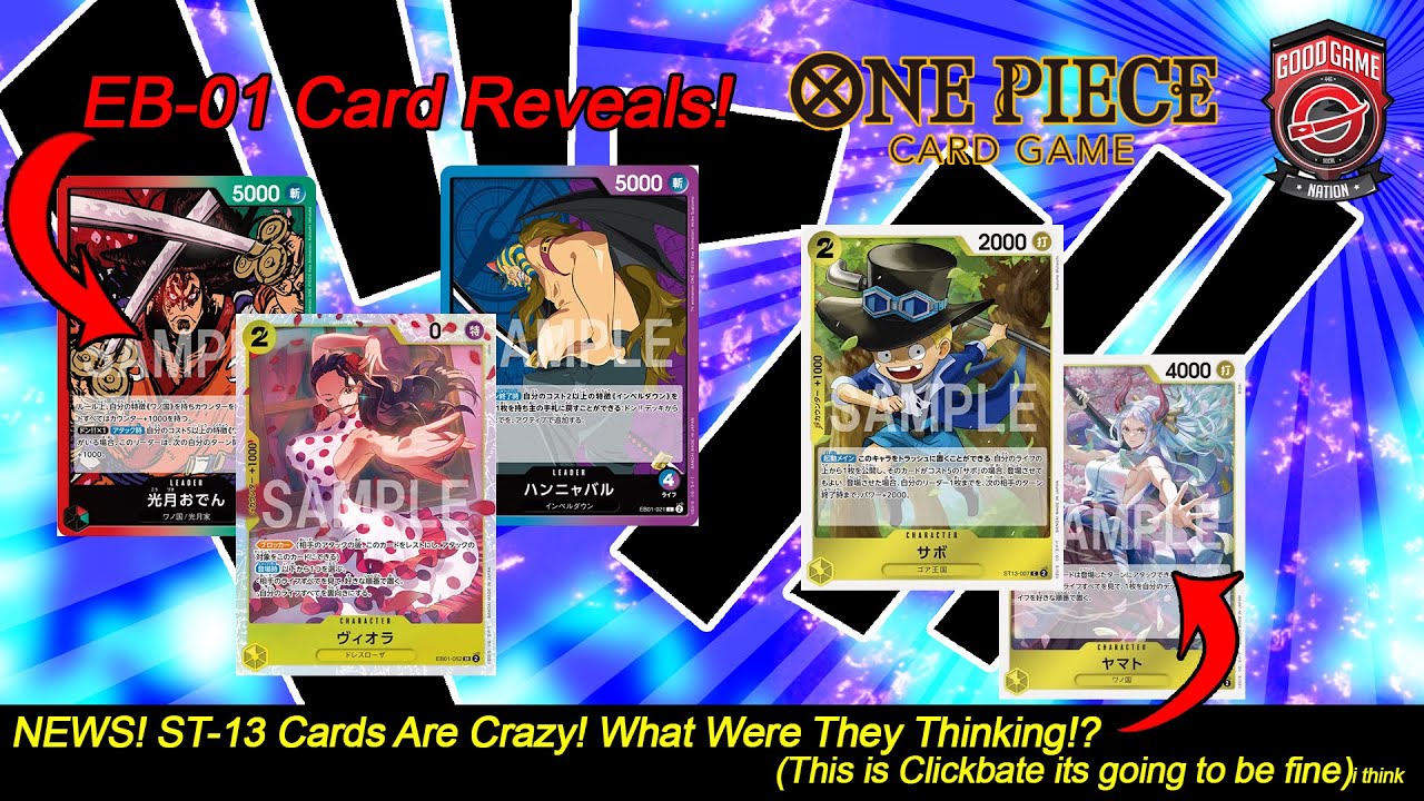 One Piece TCG - News!! ST-13 Characters AND EB-01 Leaders Revealed ...