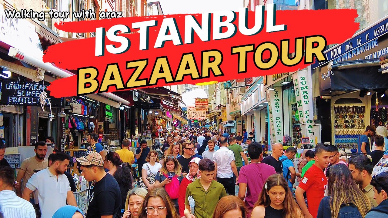 Beware of Istanbul's Bazaar Charms: Captivating 4K Walking Tour - YouTube