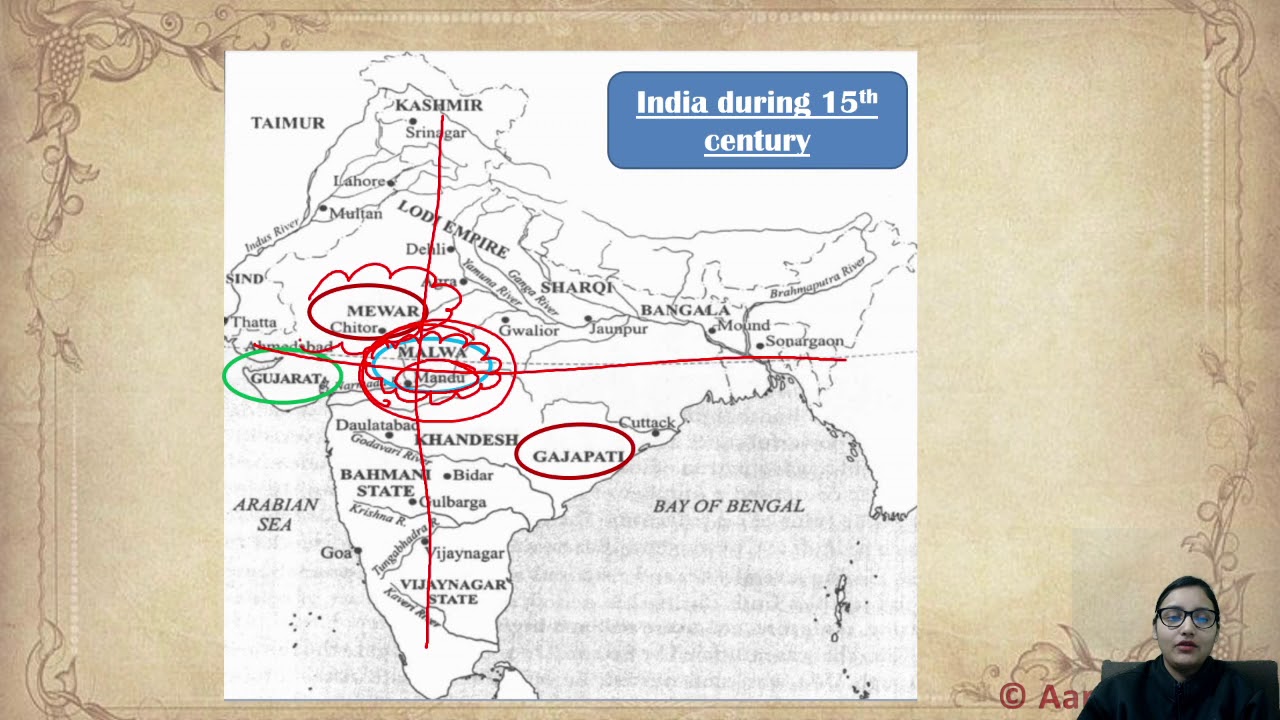 WESTERN INDIA—GUJARAT, MALWA AND MEWAR in Medieval India/ UPSC CSE IAS ...