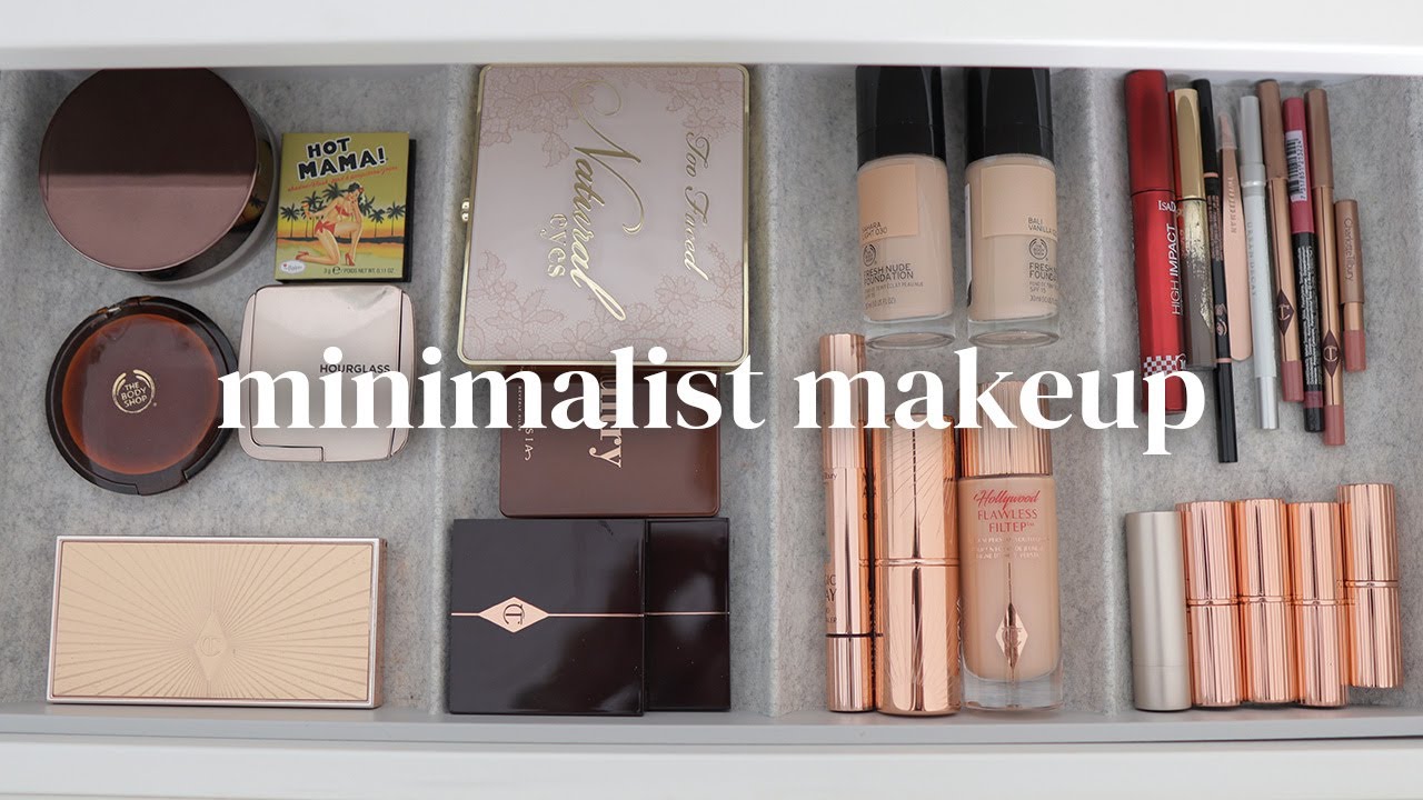 Decluttering My MINIMALIST Makeup Collection 2024! - YouTube