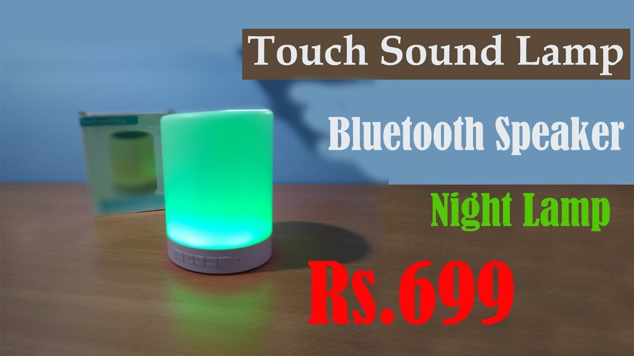 Touch Sound Lamp at Rs 699 | Portable Bluetooth speaker night lamp ...