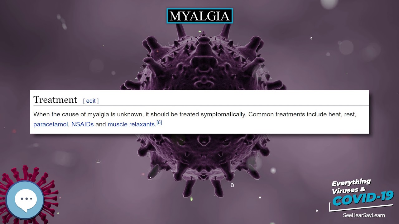Myalgia 🧫👩🏾‍⚕️🤒 Everything Viruses & COVID-19 🤒👩‍⚕️🧫 - YouTube