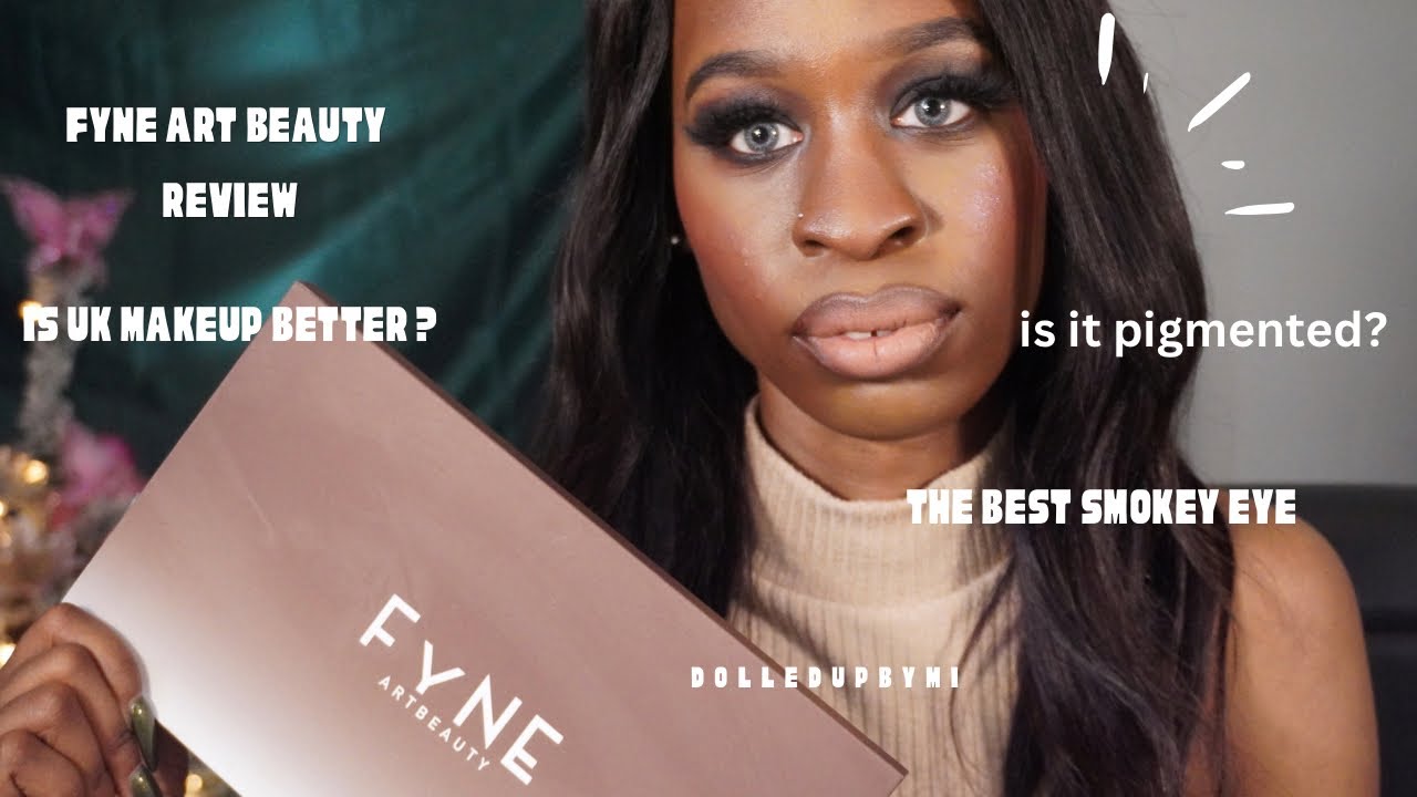 Fyne art cosmetics/black Smokey eye - YouTube