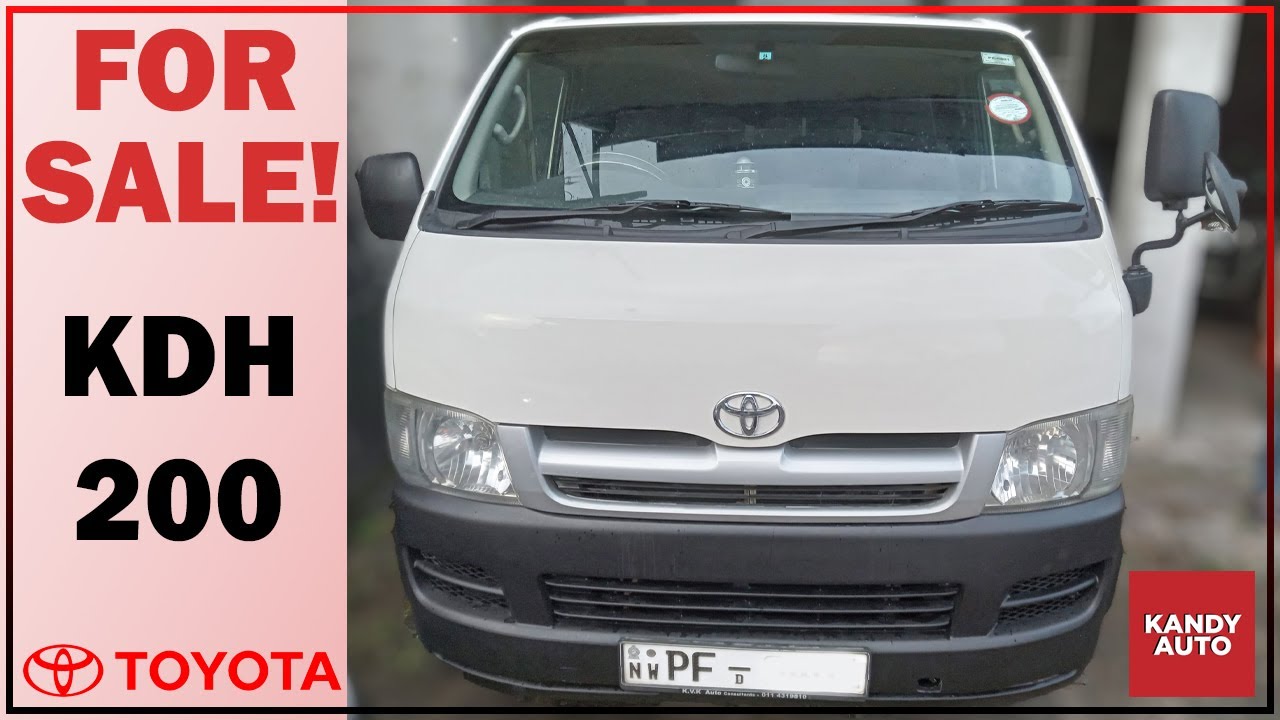 Toyota KDH200 | For Sale | Kandy Auto - YouTube