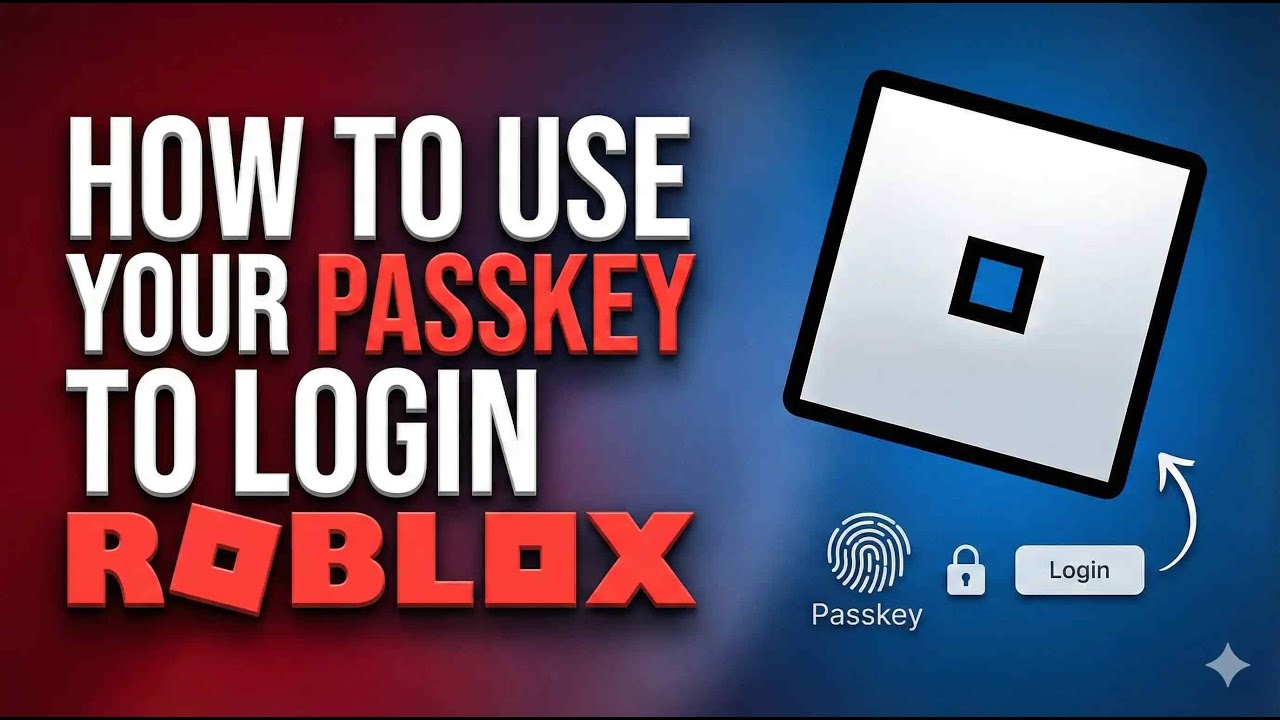How to Use Your Passkey to Login Roblox in 2026 | Easy Step-by-Step ...