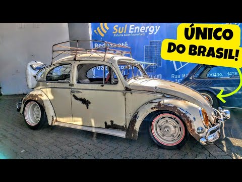 FUSCA RAT LOOK REBAIXADO, FIXA, RODAS 16 TALA 9, START STOP E MUITO ...